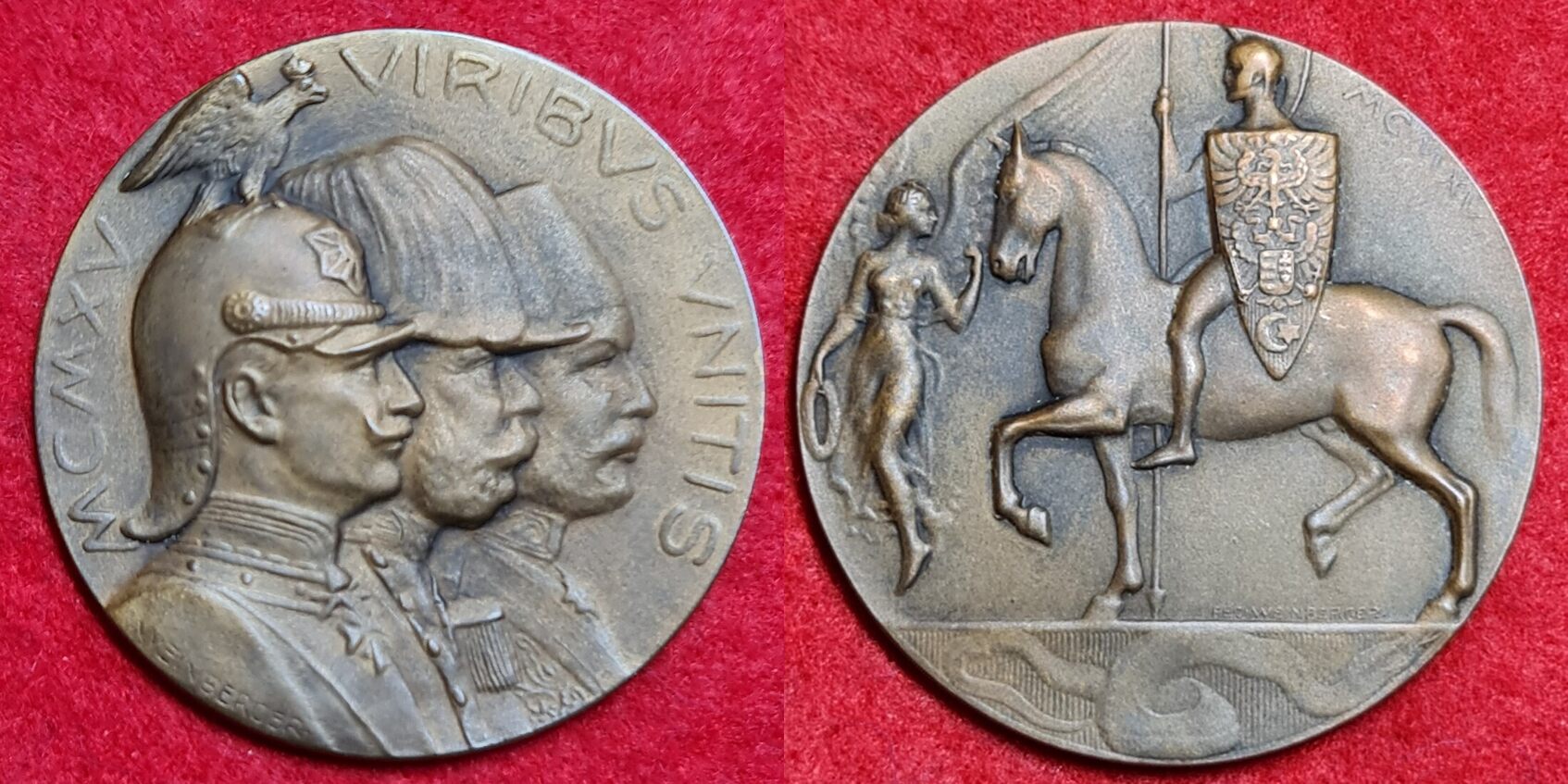 Deutschland Germany Kaiserreich Preußen Bronzemedaille Guß 1915 ...