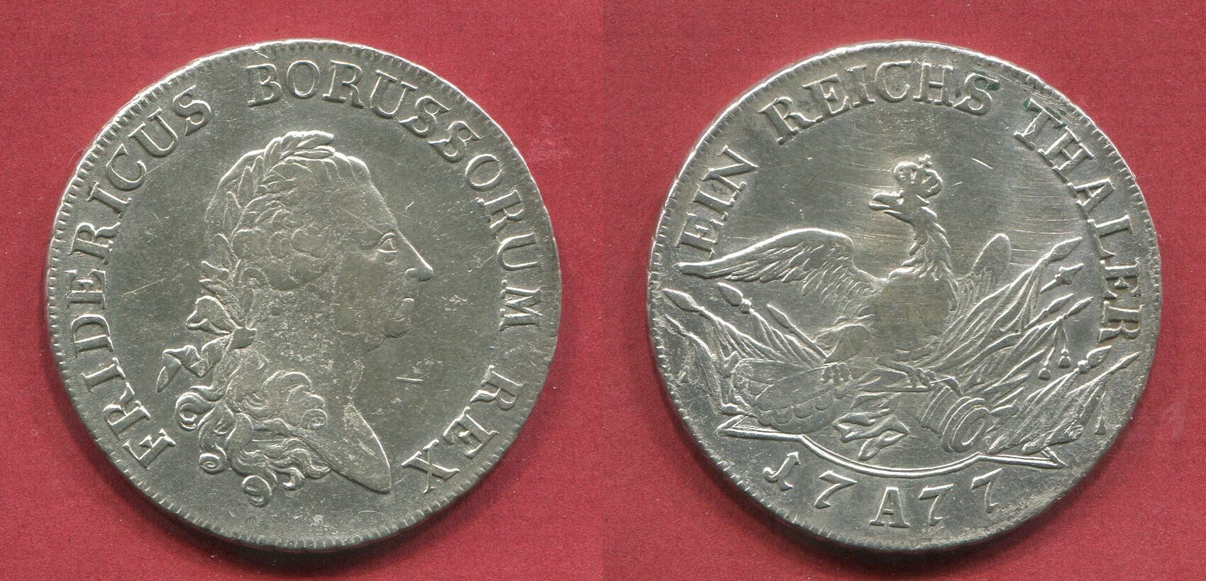 Brandenburg Preußen Königreich Taler Reichstaler 1777 A Friedrich II ...