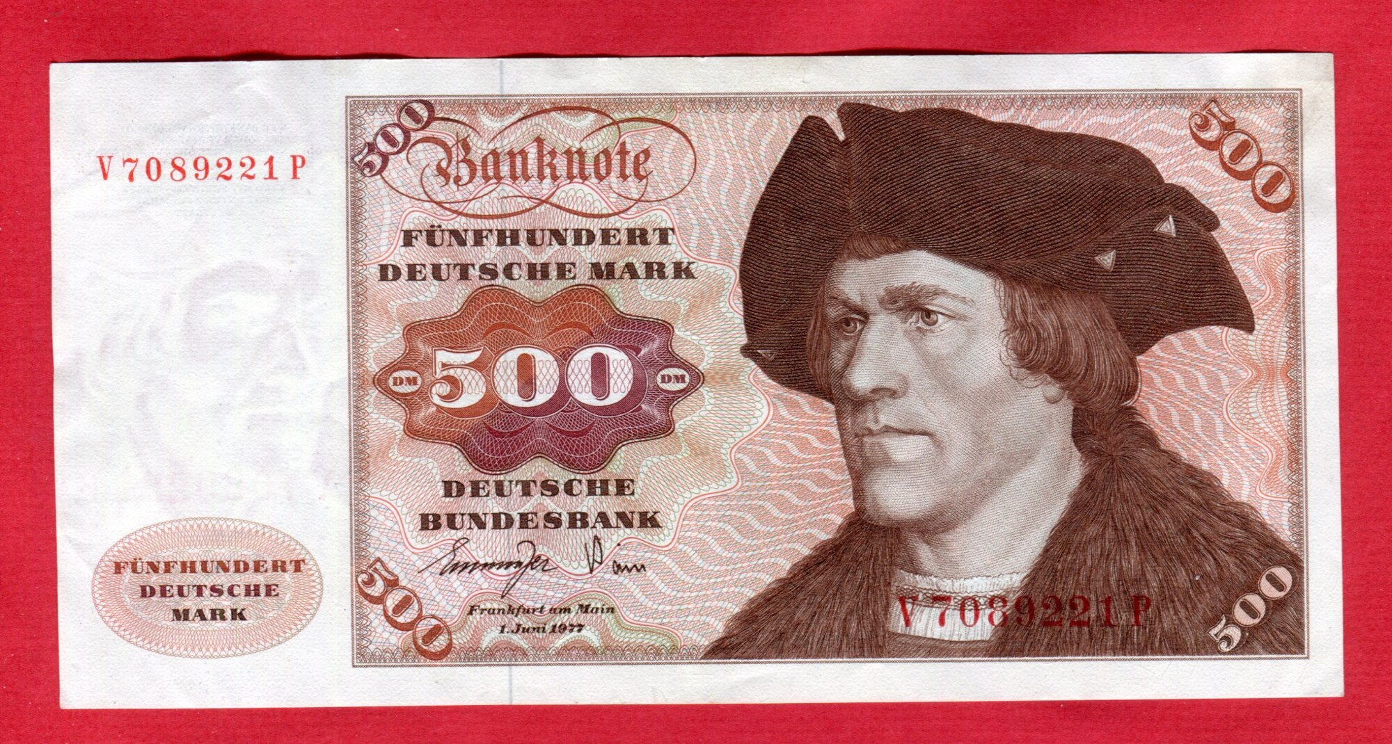 Bundesrepublik Deutschland 500 DM Deutsche Mark 1977 Burg Eltz ...