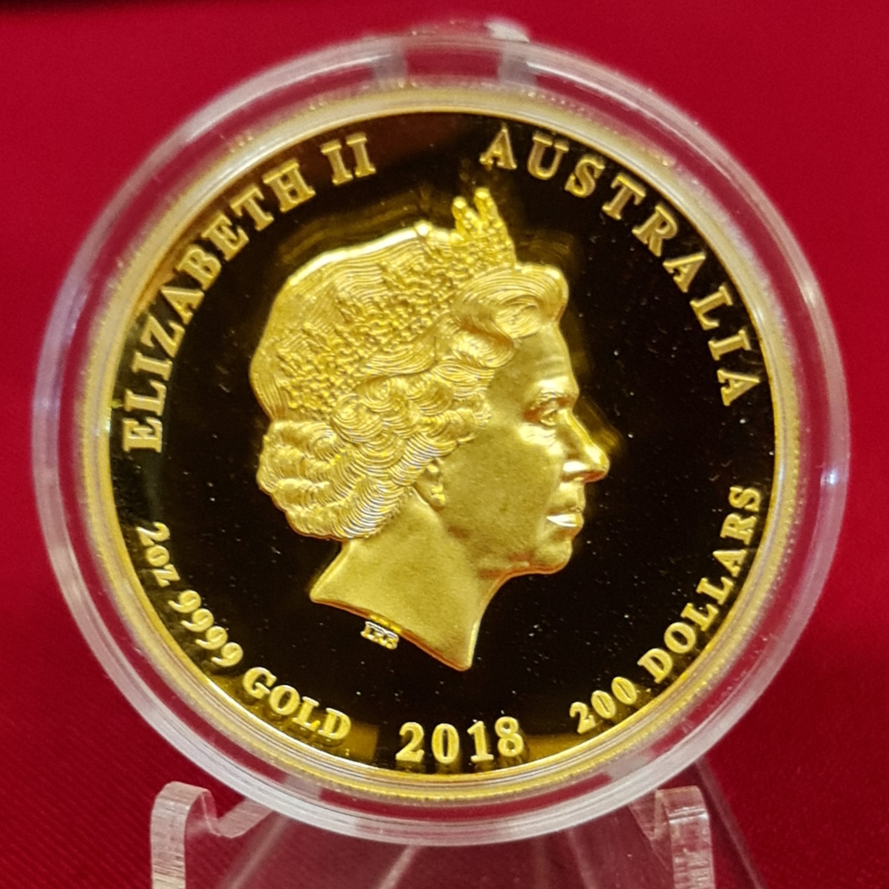 Australien Australia 200 Dollars Gold 2 Unzen 2018 The ANZAC Spirit ...