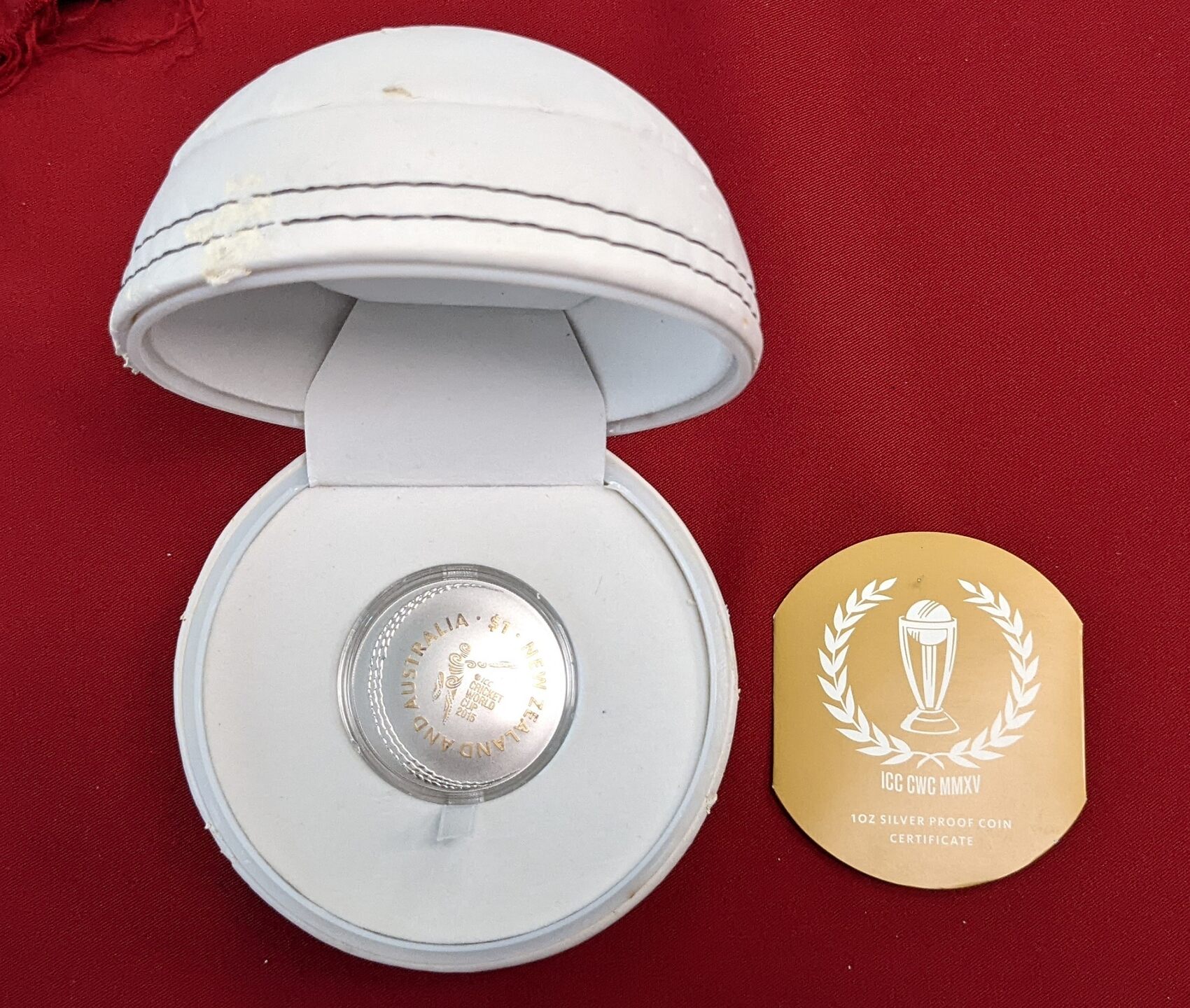 1 Dollar Silbermünze 2015 ICC Cricket World Cup - Australia & New ...