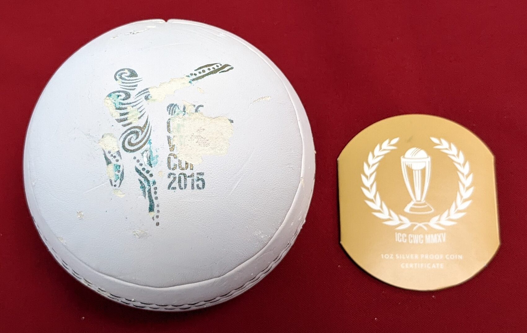 1 Dollar Silbermünze 2015 ICC Cricket World Cup - Australia & New ...