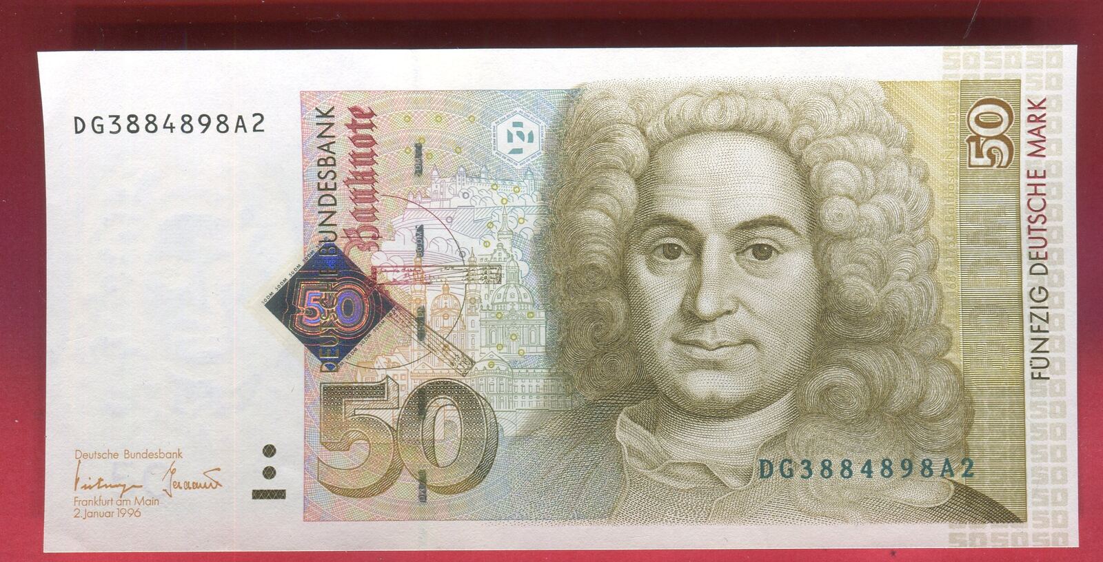 BRD 50 DM Deutsche Mark 1996 Balthasar Neumann - Serie DG...A2 I- | MA ...