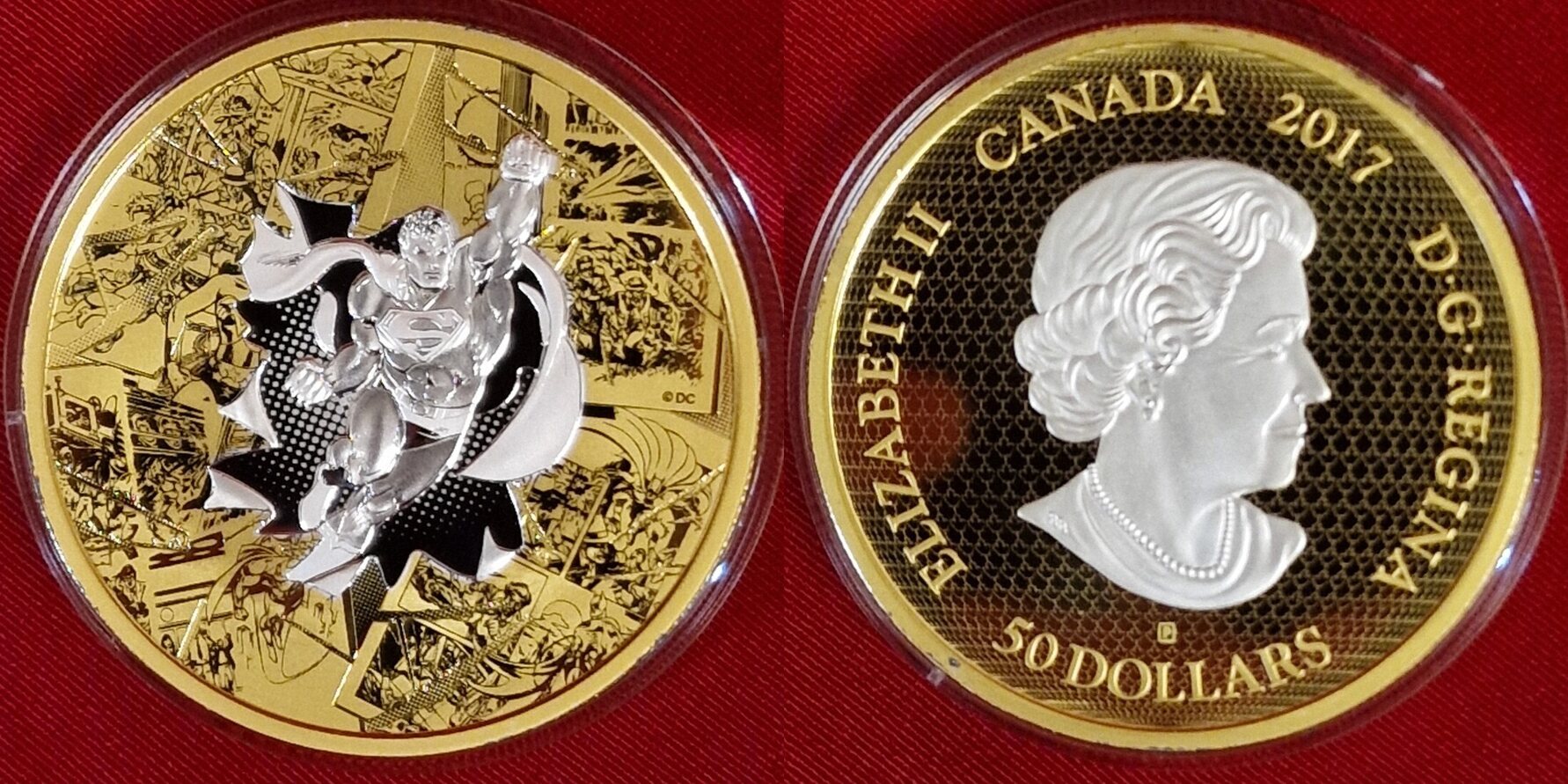 Kanada Canada 50 Dollars 2017 DC Comics Originals Superman TM The Brave ...