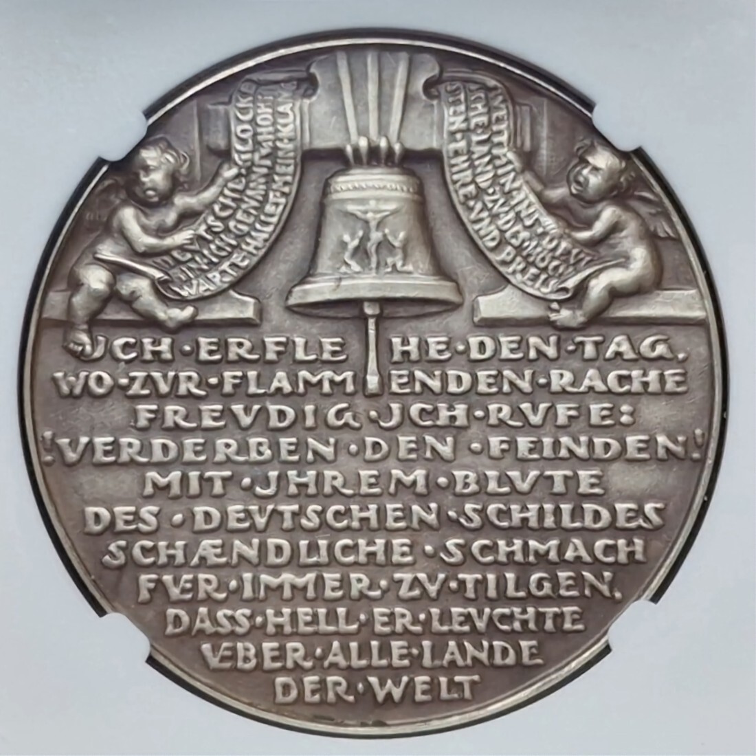 Karl Goetz Deutschland Weimarer Republik Germany SILVER Silbermedaille ...