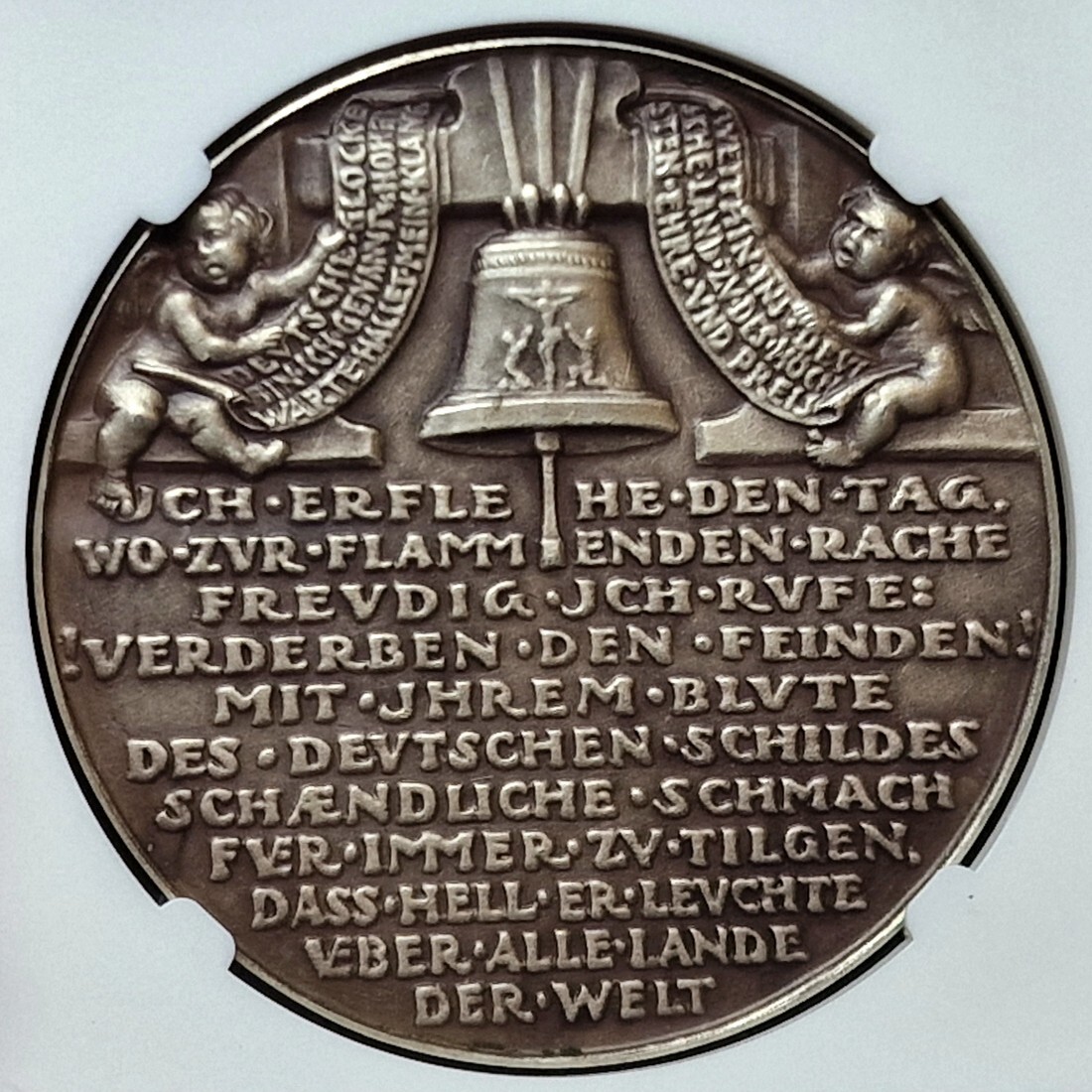 Karl Goetz Deutschland Weimarer Republik Germany SILVER Silbermedaille ...
