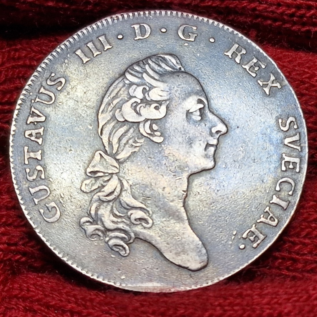Schweden Sweden 1 Riksdaler Taler 1776 Gustav III. 1771 - 1792 USA EF ...