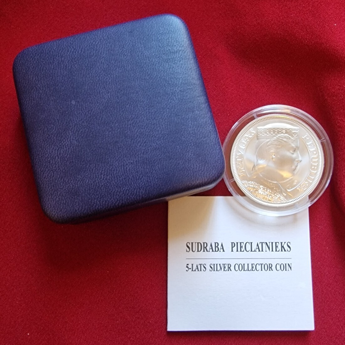 Lettland Latvija 5 Lati Lats 2012 90th Anniversary Bank of Latvia Motiv ...