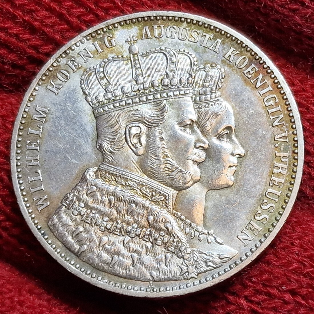 Brandenburg Preußen Königreich 1 Taler Krönungstaler 1861 Krönungstaler ...