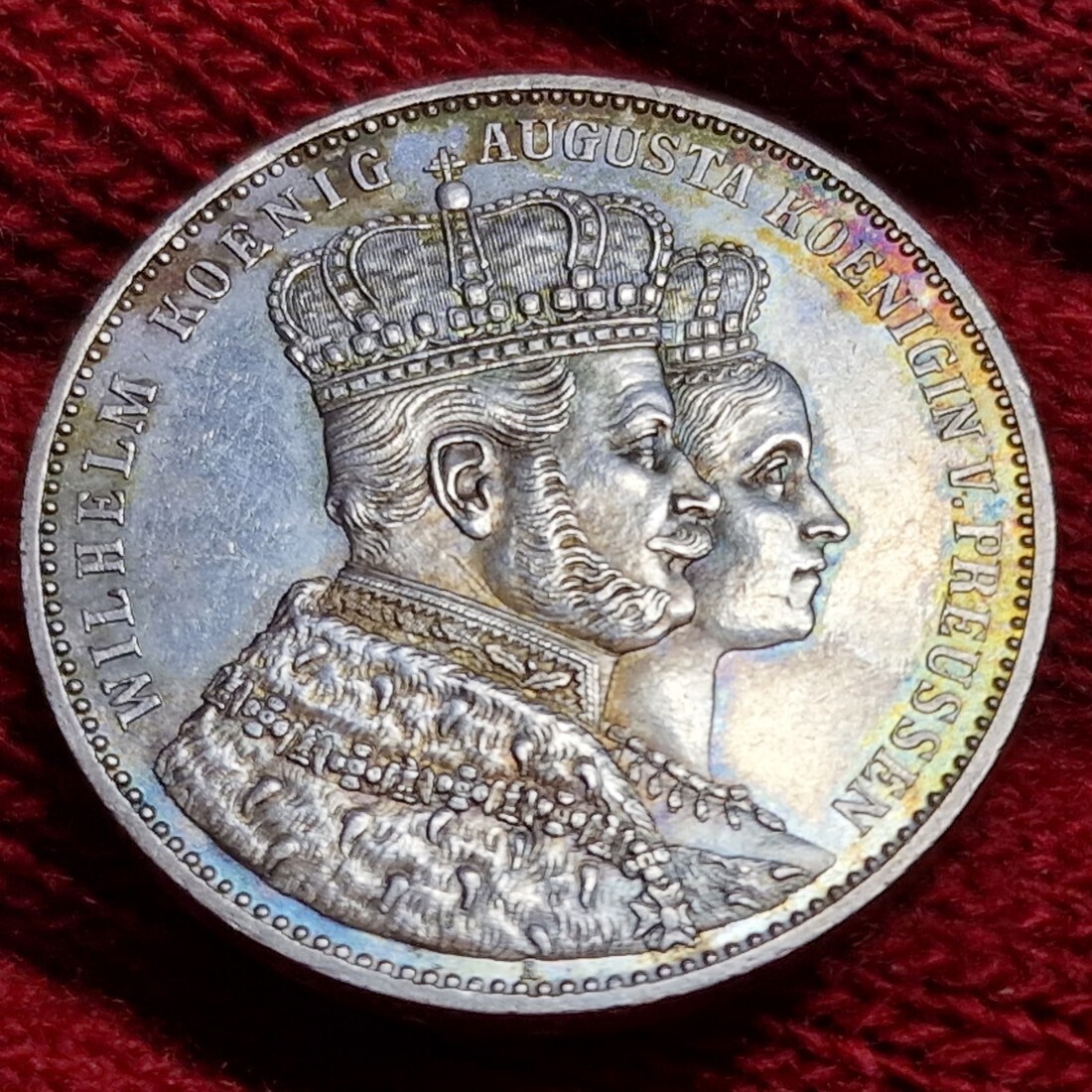 Brandenburg Preußen Königreich 1 Taler Krönungstaler 1861 Krönungstaler ...