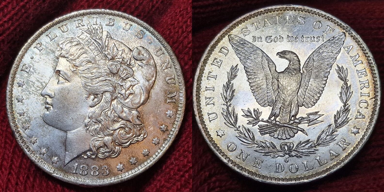 The United States of America USA 1 Dollar 1883 O Morgan Dollar New ...