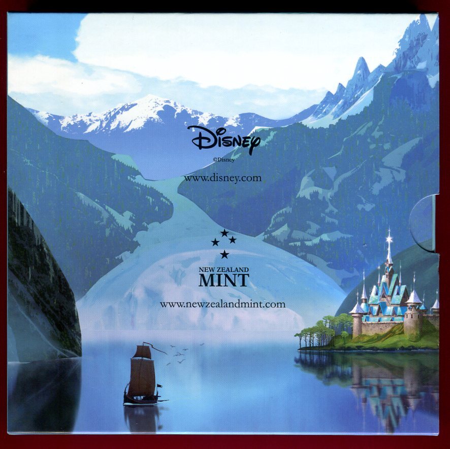 Niue Islands 2 Dollar Silbermünze 2016 Disney - Frozen Serie - Sisters ...