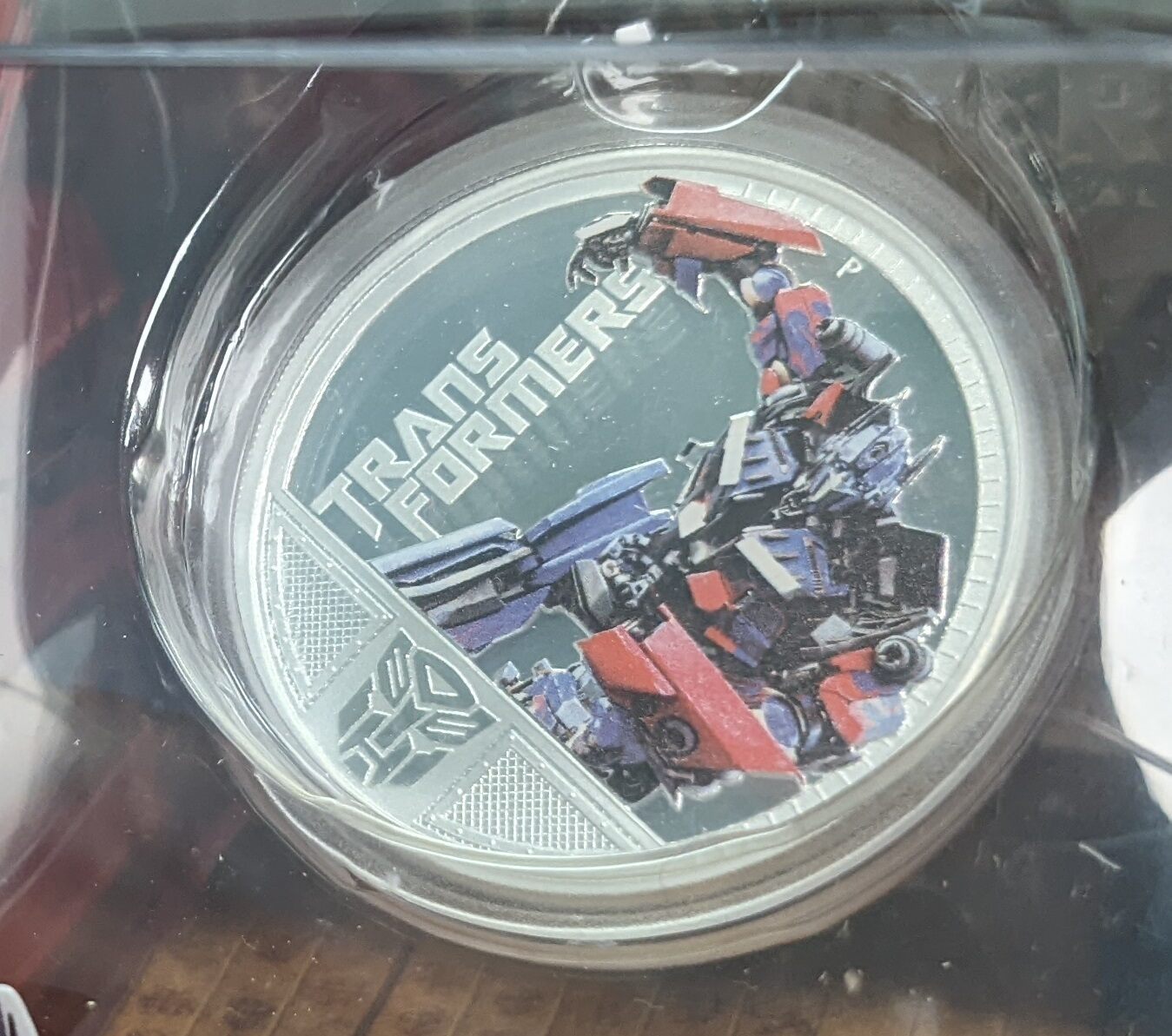 Tuvalu 1 Dollar - 1 oz Proof Silver Coin 2009 Transformers - Optimus ...