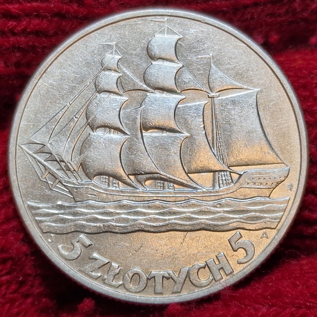 Polen Poland 2 und 5 Zloty Silber, 2 Coins Münzen 1936 15th Anniversary ...