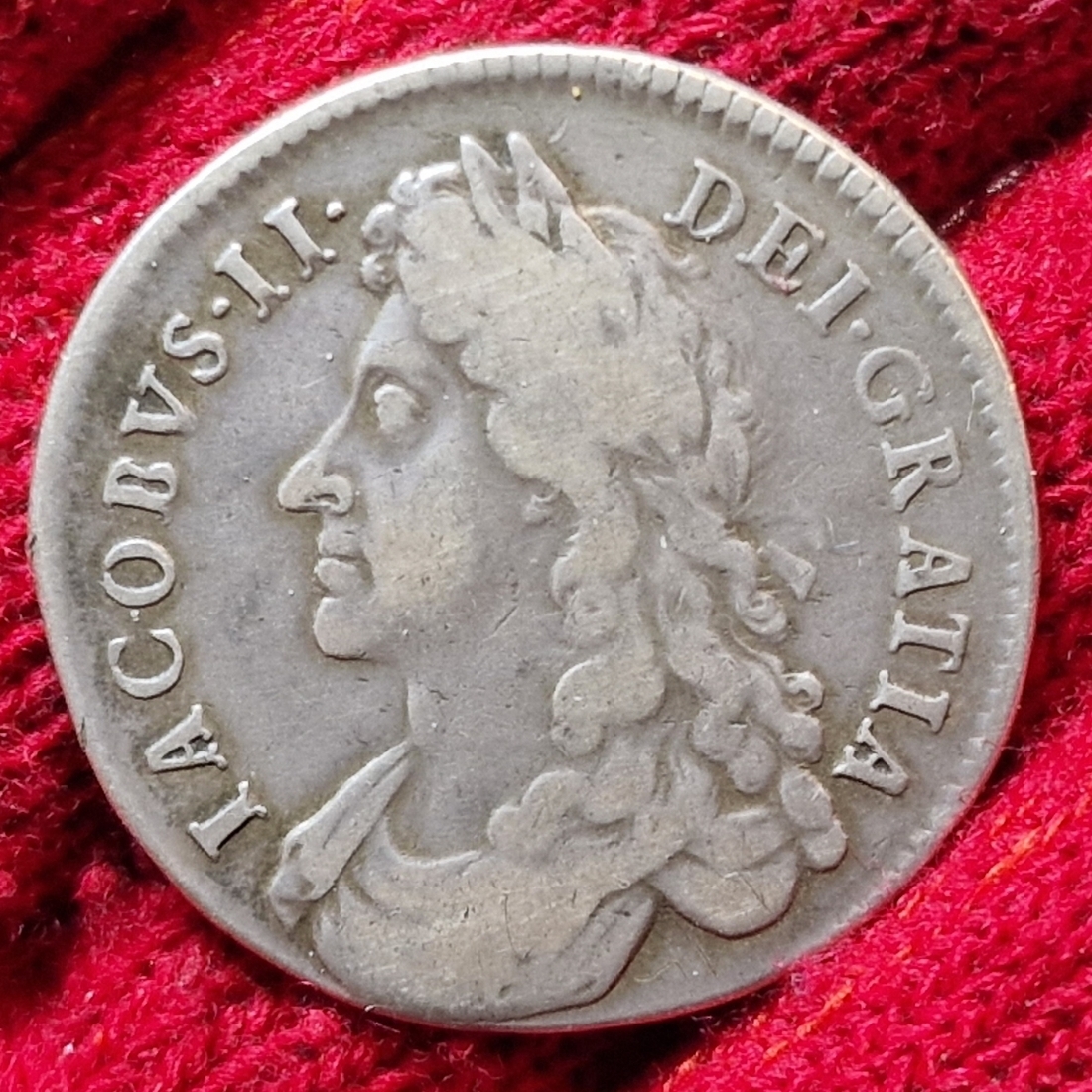 England Half Crown Halfcrown 1/2 Crown 1685 James II. Jacobus f-vf | MA ...