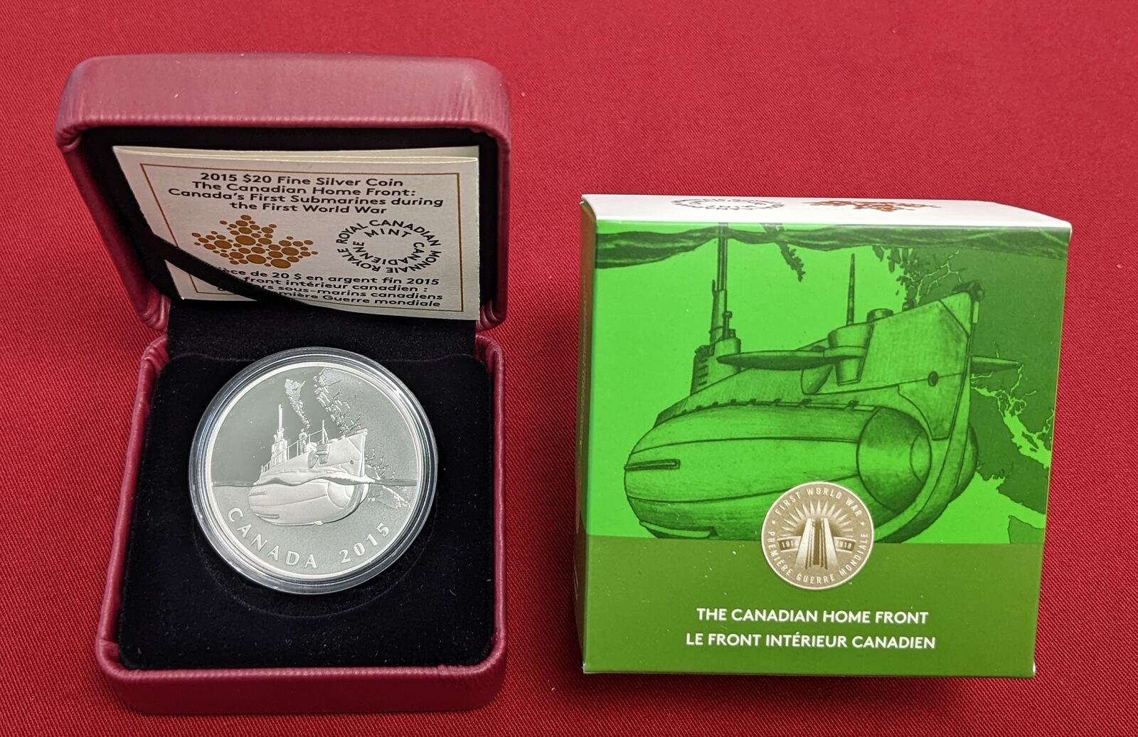 Kanada 20 Dollar Silbermünze 2015 The Canadian Home Front - First ...