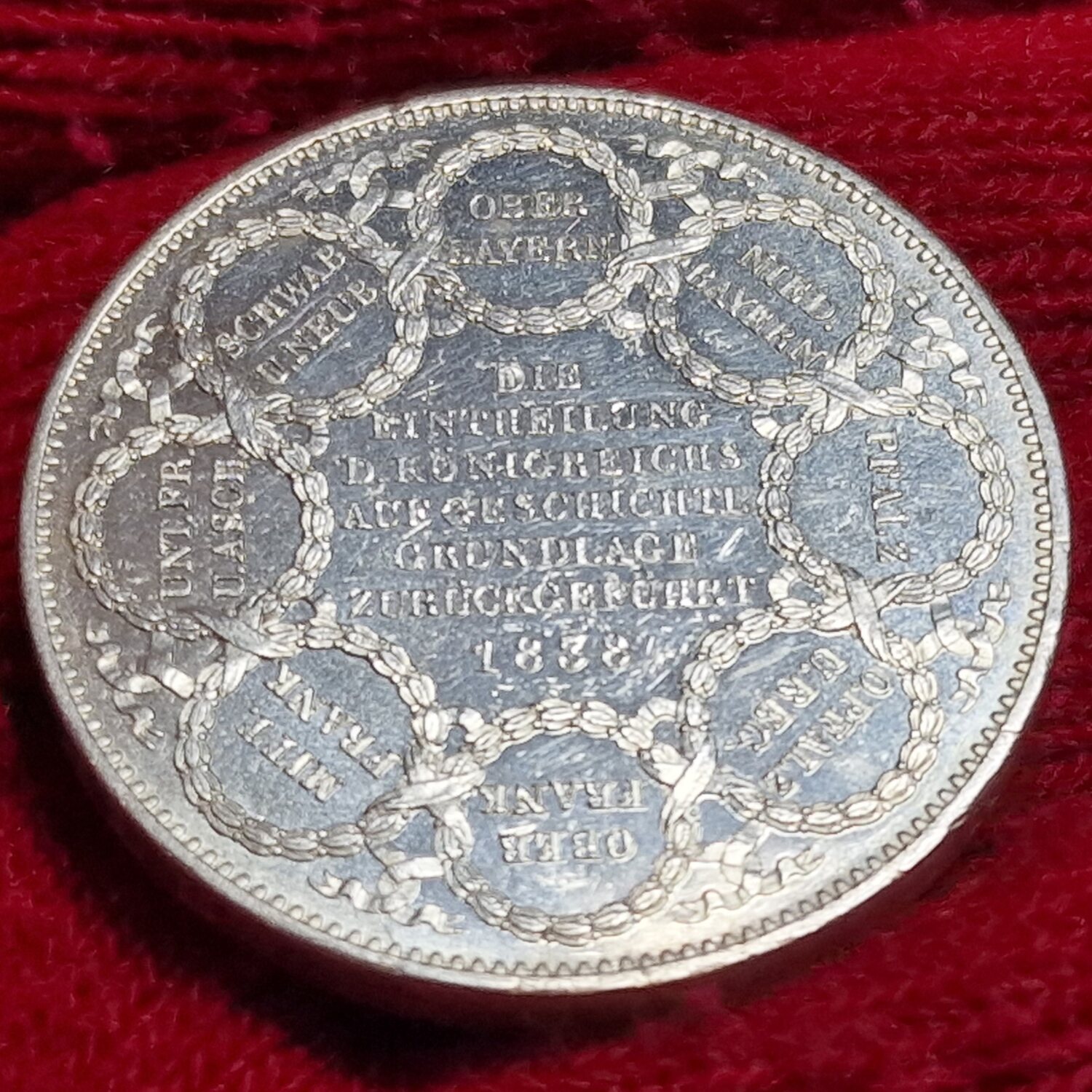 Germany Deutschland Bayern Bavaria 2 Taler Doppeltaler 1838 Ludwig I ...