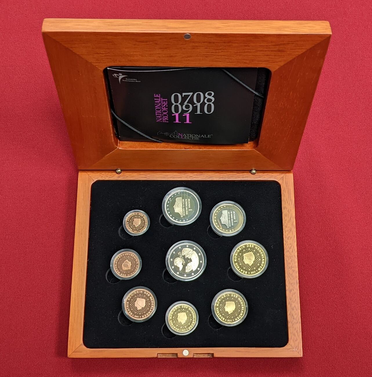 Niederlande KMS 1 Cent - 2 Euro + 2 Euro Gedenkmünze 2011 ...