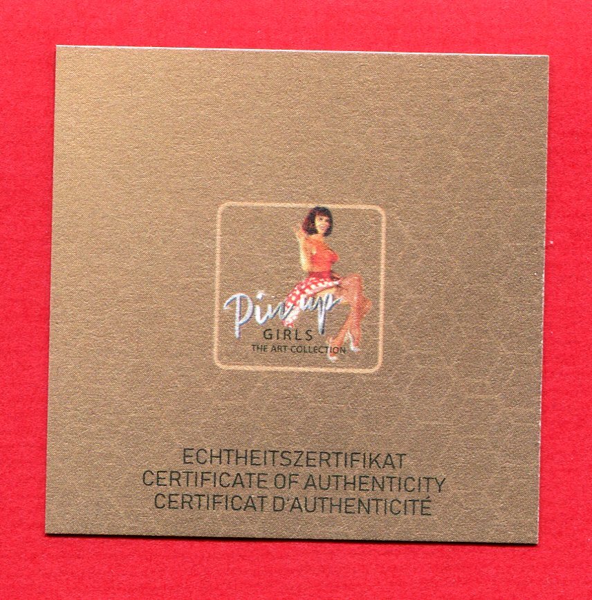 Tschad 500 Francs CFA Pin Up Girls - Rose PP in Hartplastik mit ...