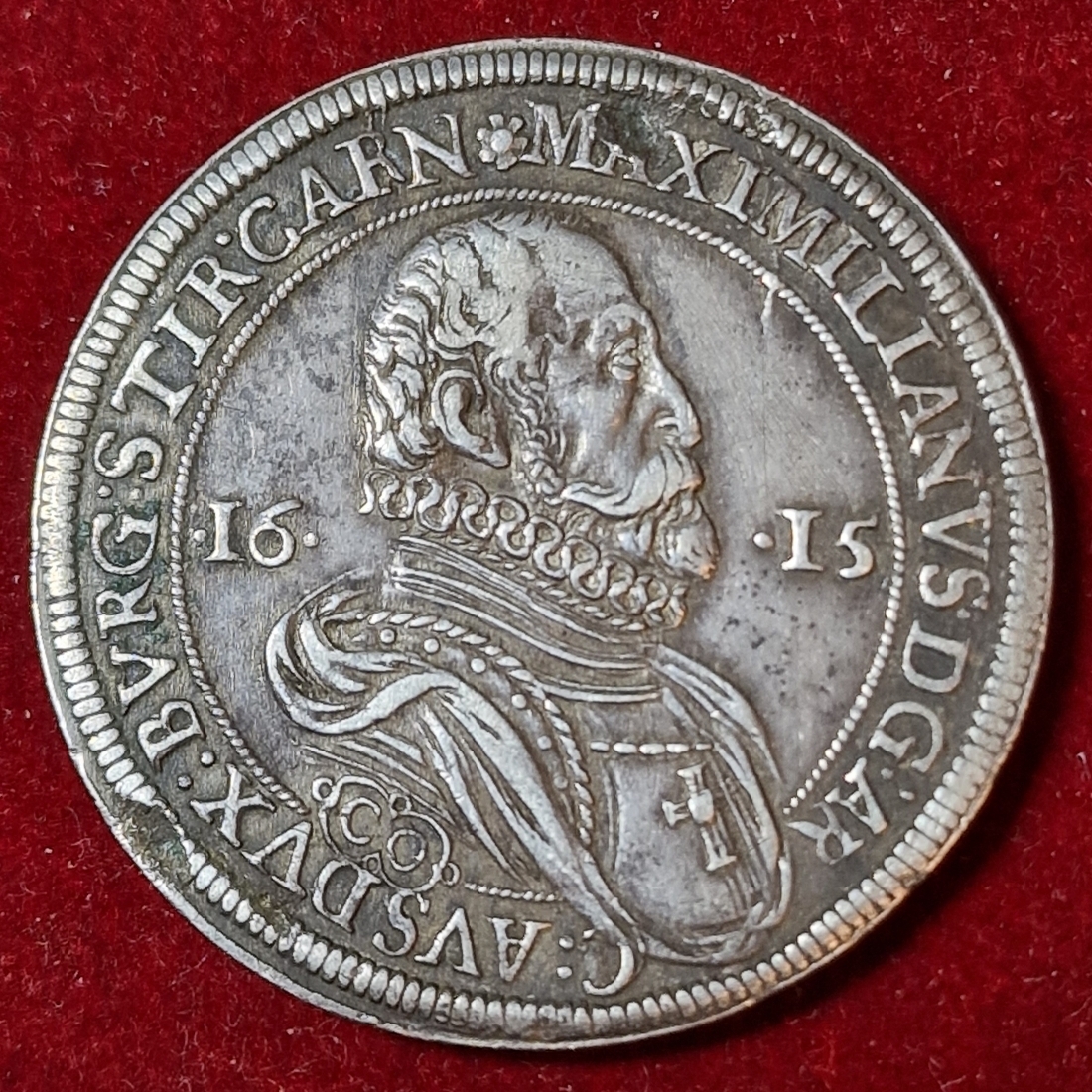 Österreich Haus Habsburg RDR Taler 1615 Erzherzog Maximilian III. 1612 ...