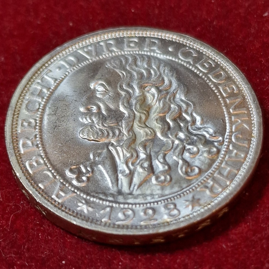 Weimarer Republik Deutsches Reich 3 Mark 1928 D 400. Todestag von ...