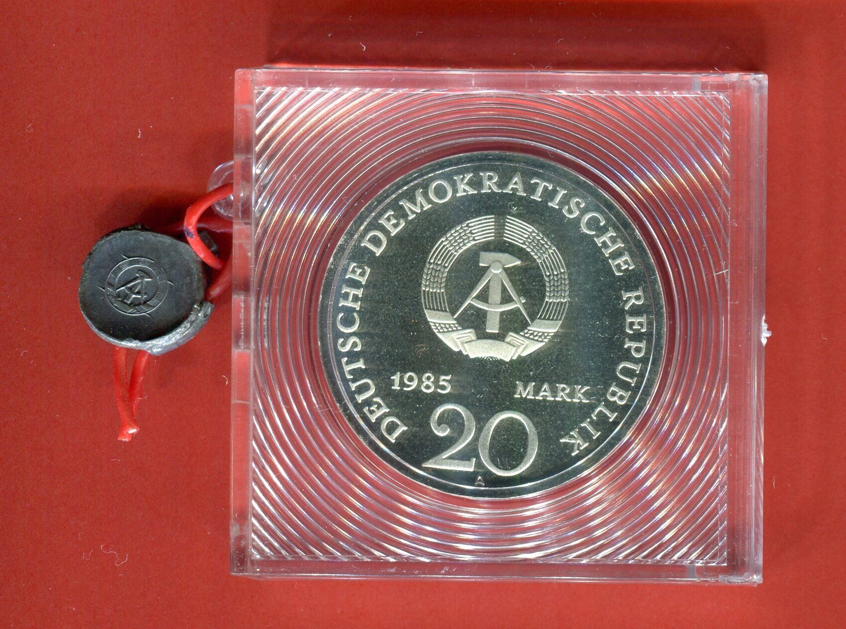 DDR 20 Mark Silbermünze 1985 125. Todestag von Ernst Moritz Arndt PP Proof sealed | MA-Shops