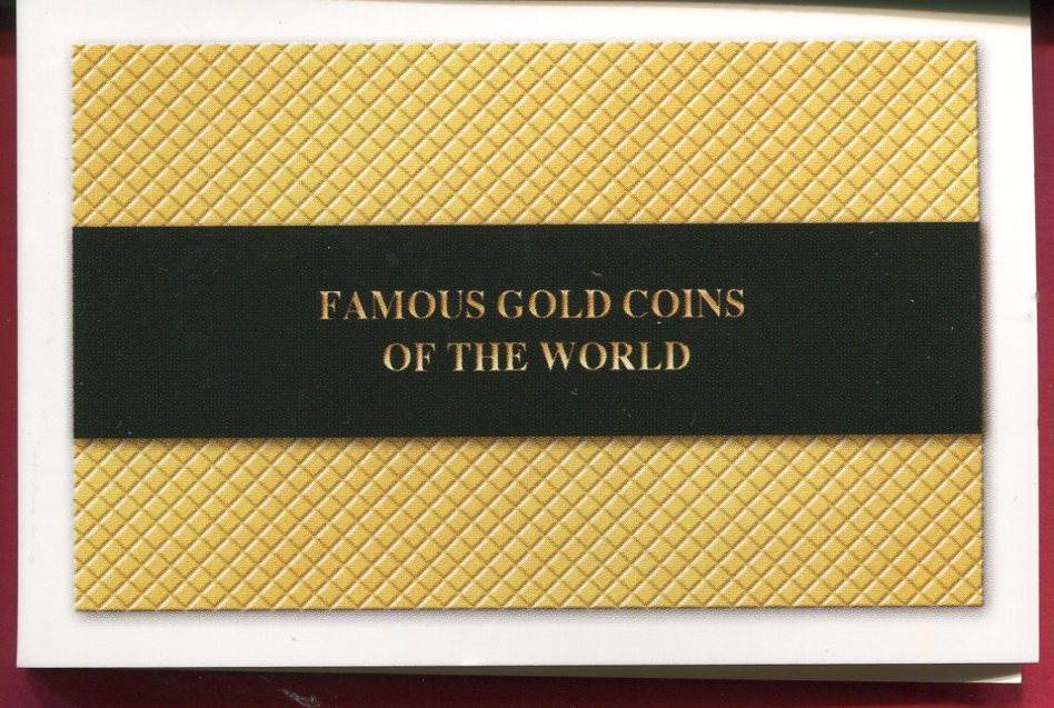 DR Kongo 100 Francs Minigoldmünze 2011 Berühmte Goldmünzen der Welt ...