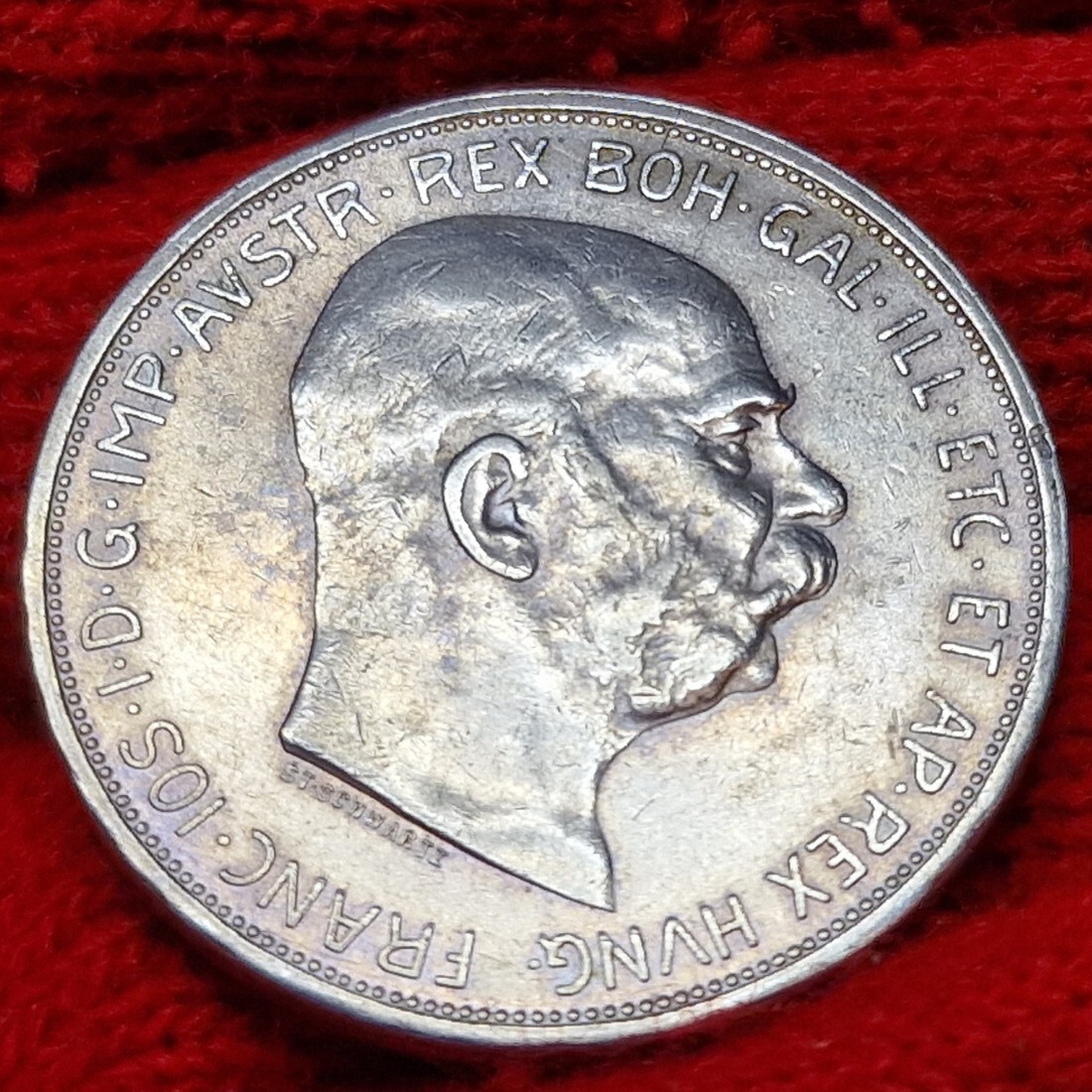 Österreich Austria 5 Corona Kronen 1909 Franz Josef I. 1848 - 1916 St ...