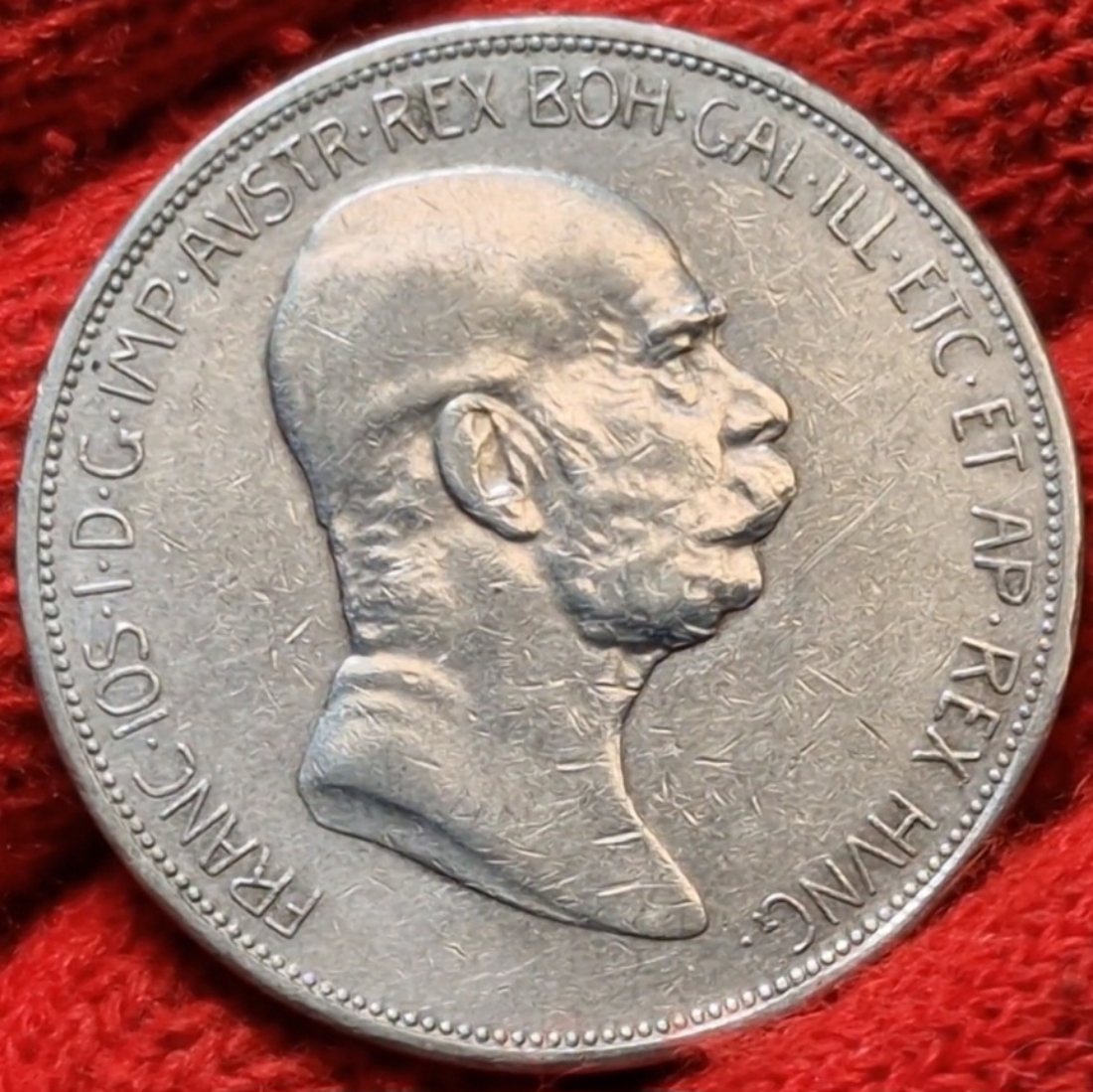Österreich Austria 5 Corona Kronen 1909 Franz Josef I. 1848 - 1916 St ...