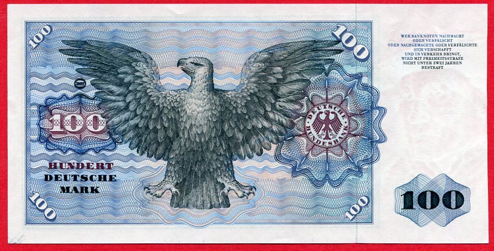 BRD,Deutsche Bundesbank 100 DM Deutsche Mark 2.1.1970 Kosmograph ...