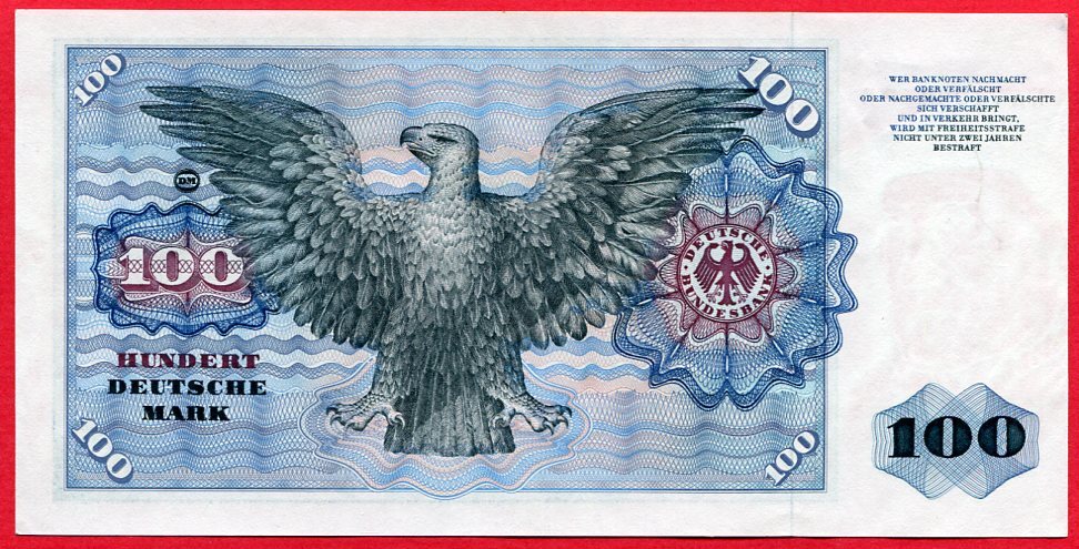 BRD,Deutsche Bundesbank 100 DM Deutsche Mark 1970 Kosmograph Sebastian ...