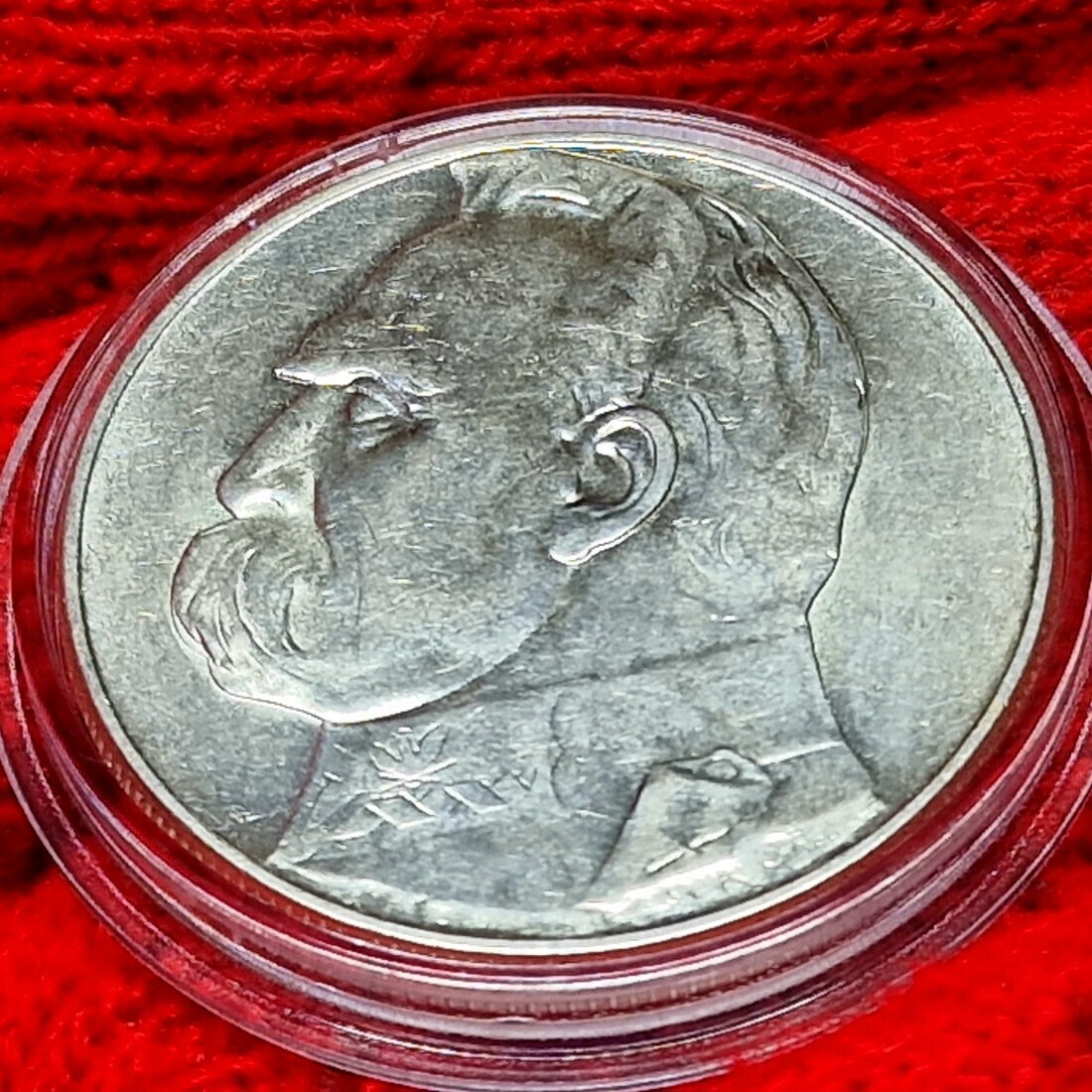 Polen, Poland 10 Zloty Silber 1936 Marschall Pilsudski, Kursmünze AU | MA-Shops