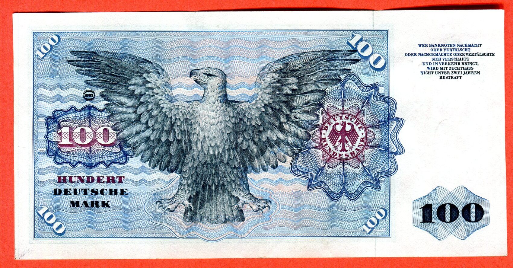 BRD, Deutsche Bundesbank 100 DM Deutsche Mark Banknote 1960 Kosmograph ...