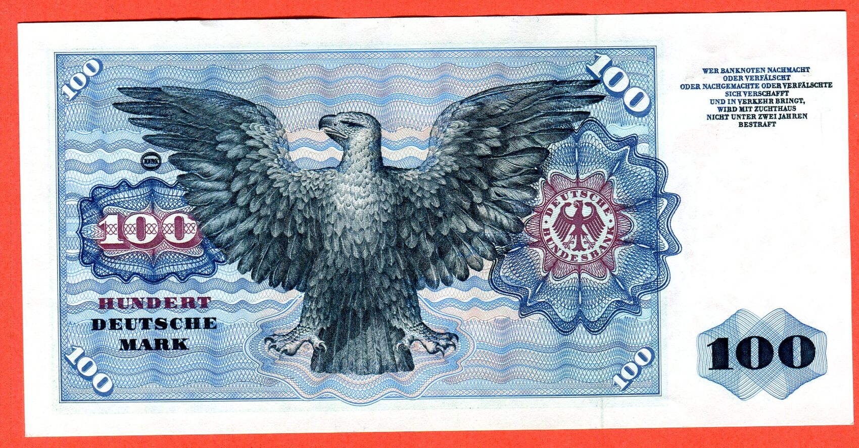 BRD, Deutsche Bundesbank 100 DM Deutsche Mark Banknote 1960 Kosmograph ...