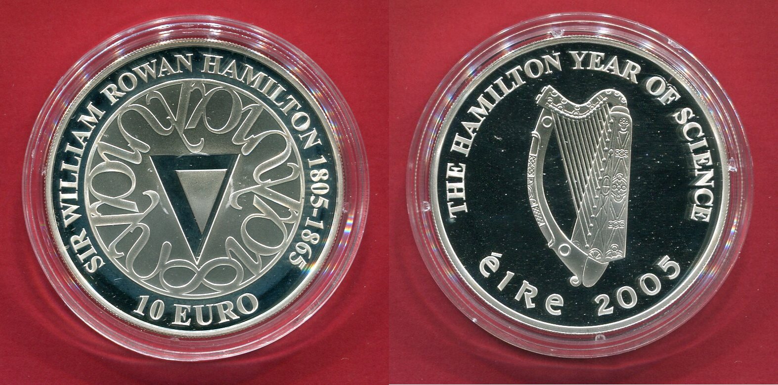Irland 10 Euro Silbermünze 2005 200. Jahrestag - Geburt von William ...