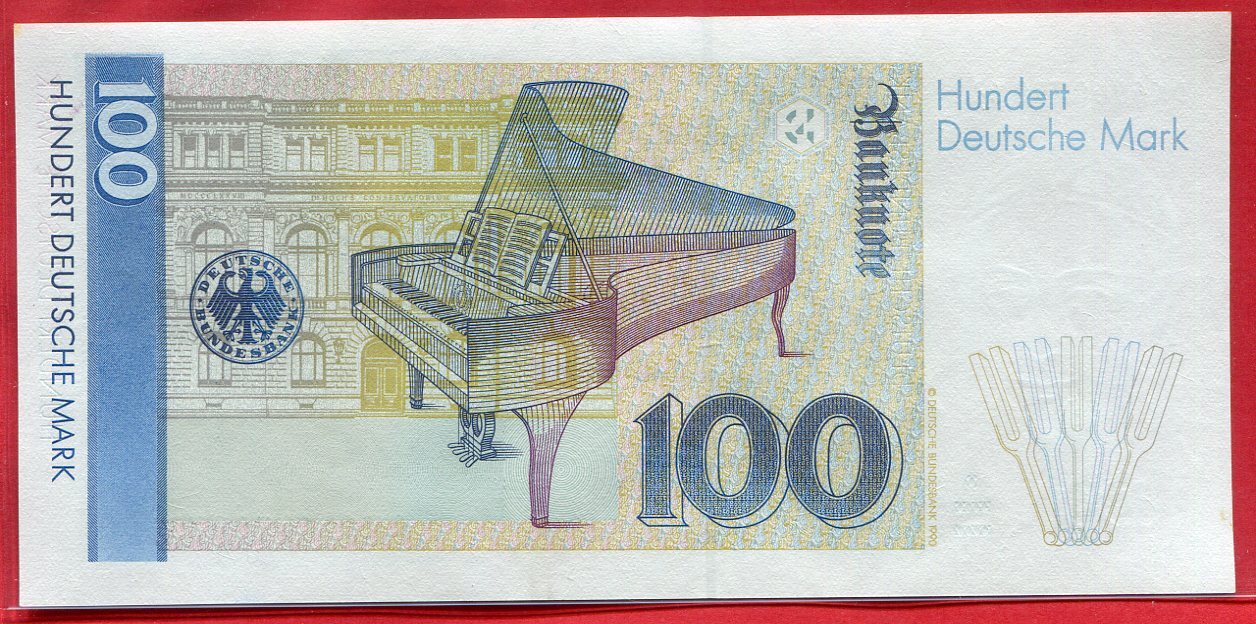 Bundesrepublik Deutschland 100 Deutsche Mark 1991 Clara Schumann ...