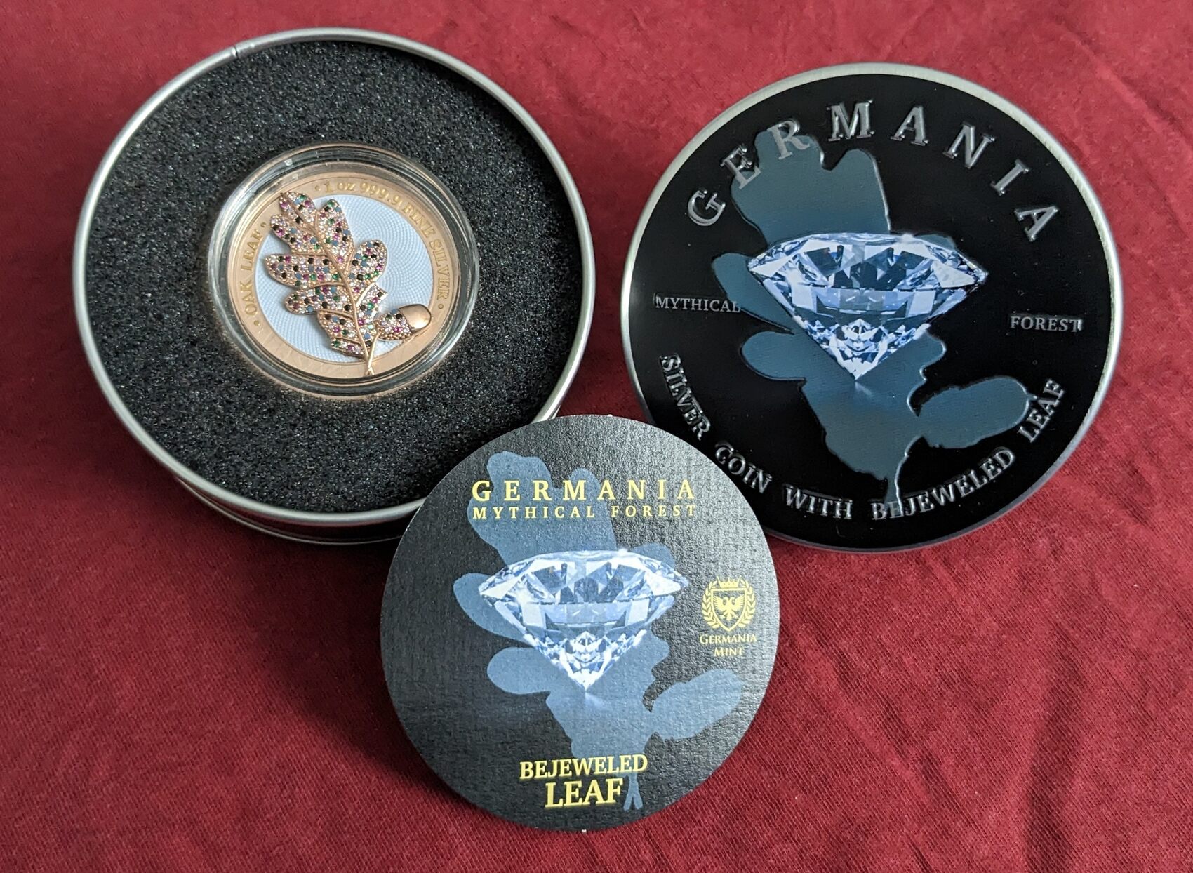 Deutschland 5 Mark - 1 Unze Silber 2019 Germania Mint - Mythical Forest ...