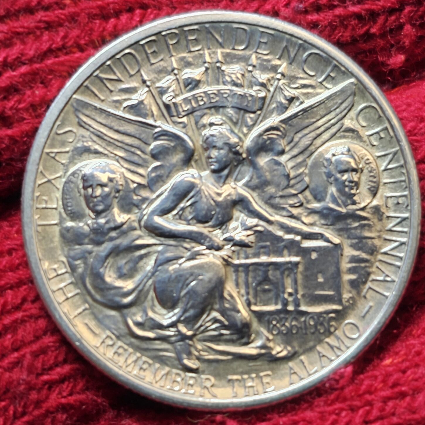 USA 50 Cents Half Dollar 1934 100 Jahre Bundesstaat Texas Centennial ...