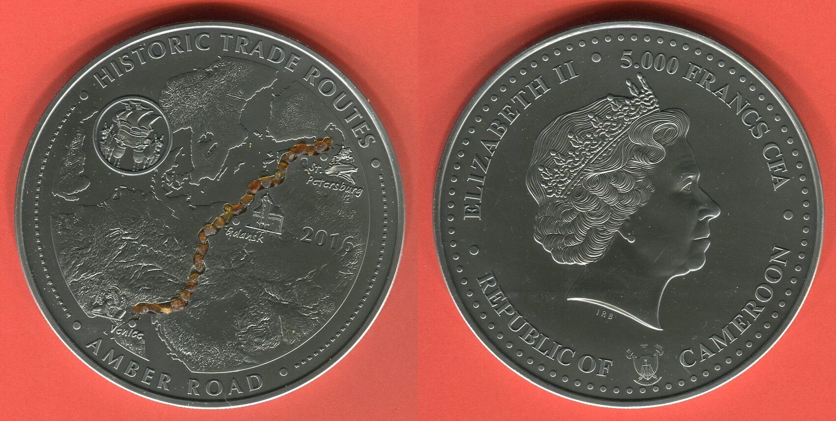Kamerun, Republic of Cameroon 5000 Francs CFA 2016 Historic Trade ...