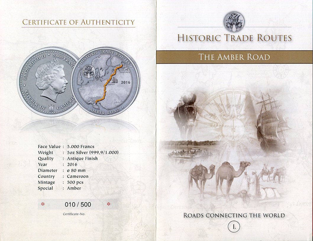 Kamerun, Republic of Cameroon 5000 Francs CFA 2016 Historic Trade ...