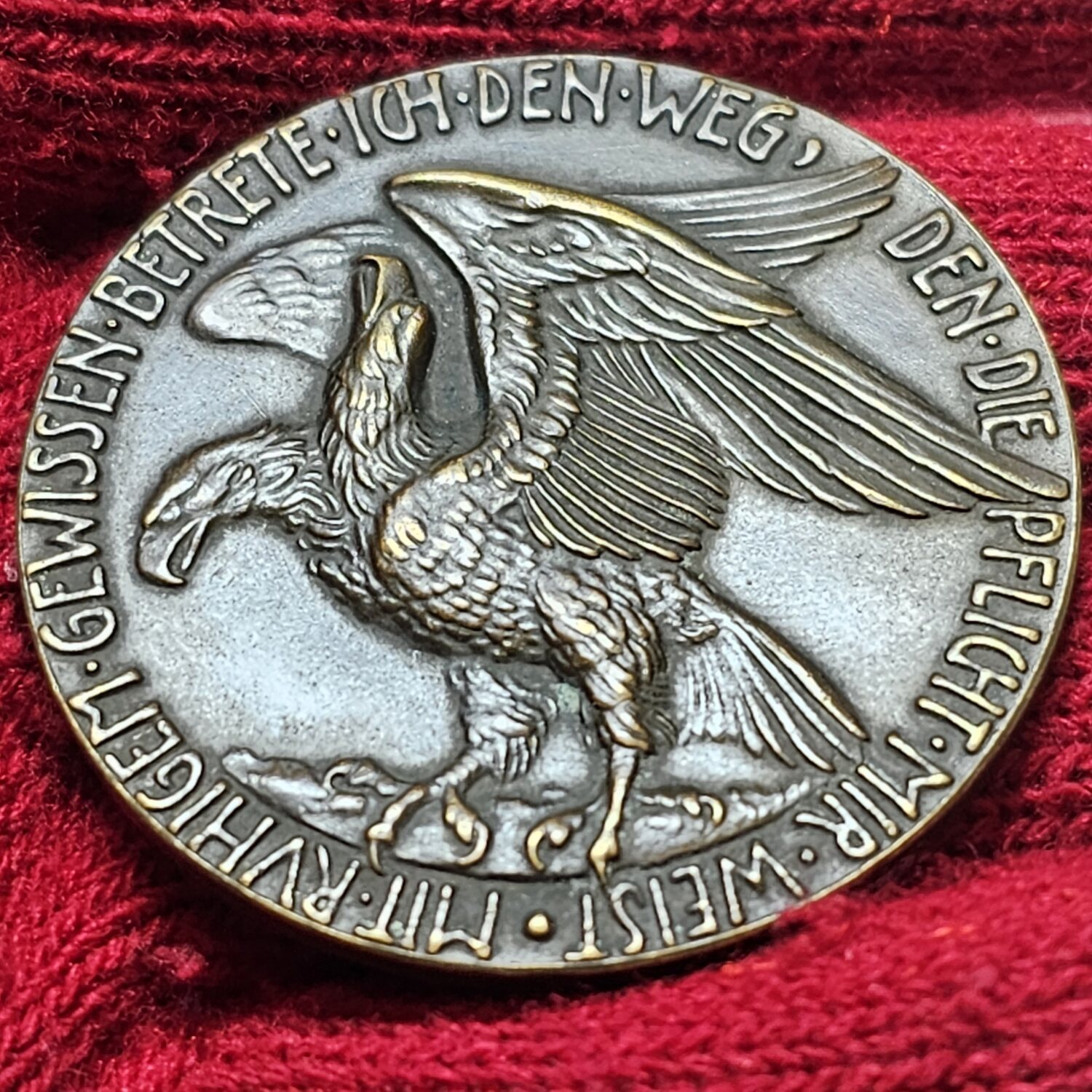 Karl Goetz 1. Weltkrieg Kaiserreich Bronzemedaille 1914 Mobilisierung ...