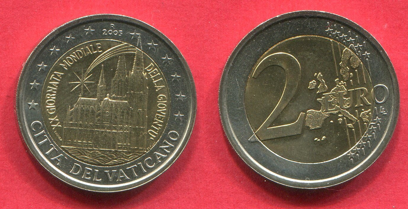 Vatikan Vatican 2 Euro 2005 XX. Weltjugendtreff Köln Dom Cologne ...