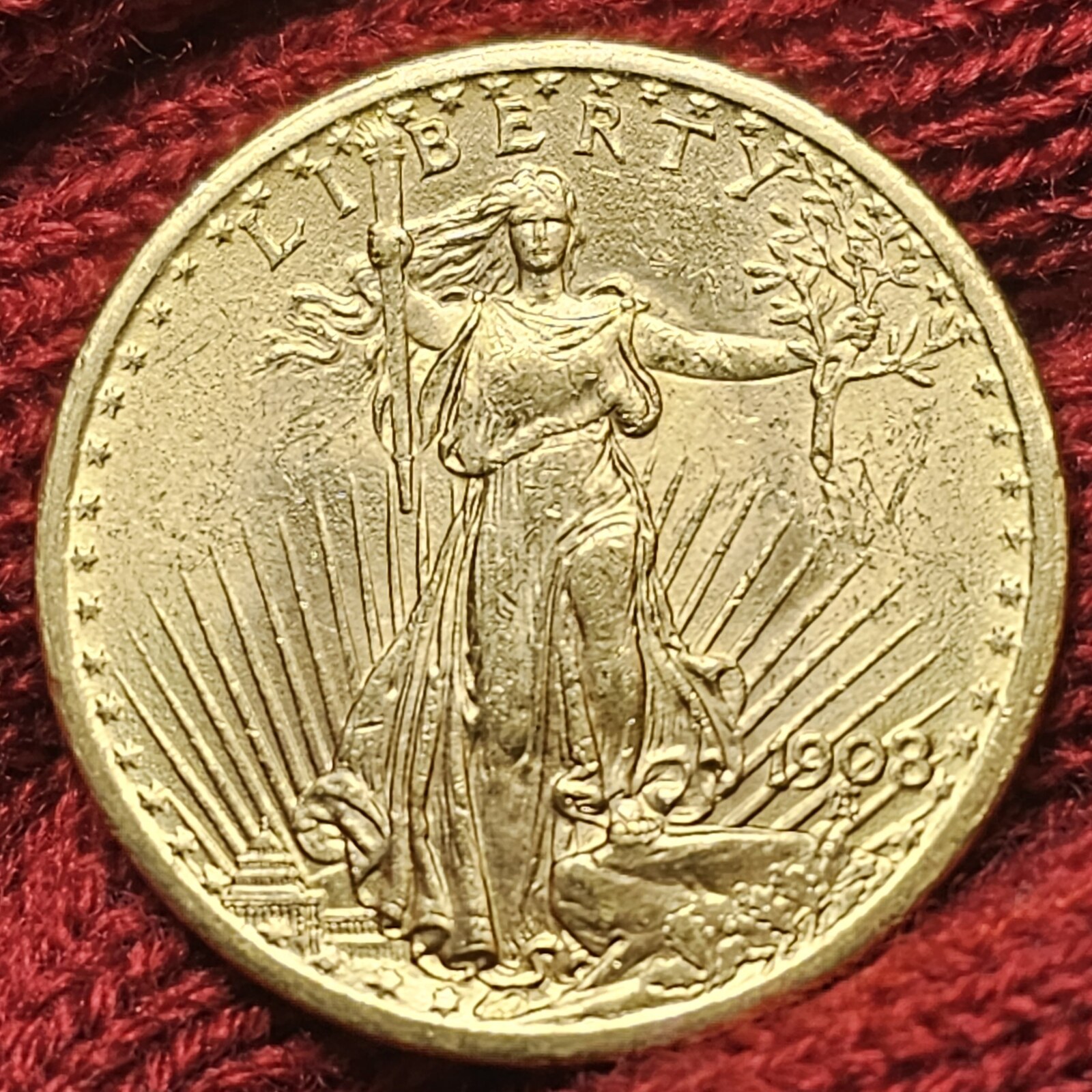 The United States of America USA 20 Dollars Double Eagle 1908 St ...