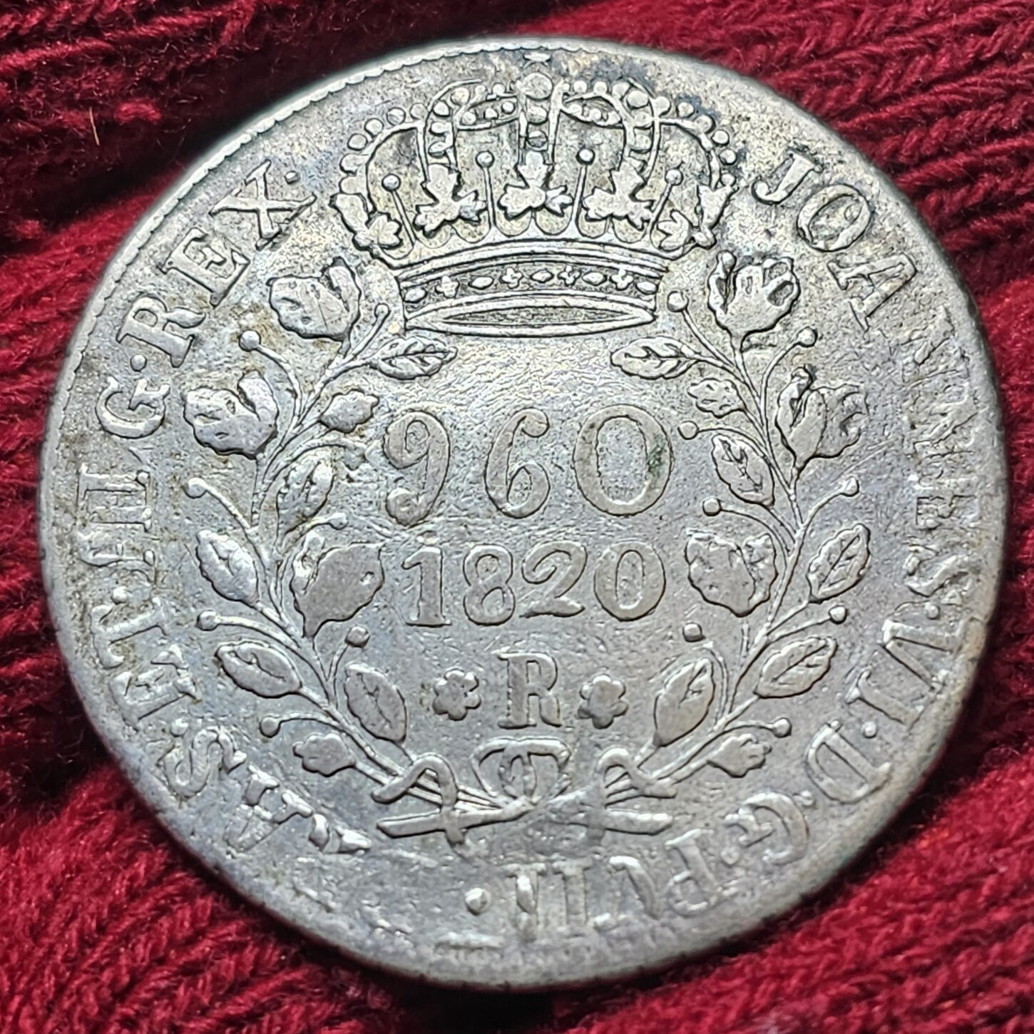 Brasilien Brazil 960 Reis Pataco 1820 R König Johann Joao VI. (1802 ...