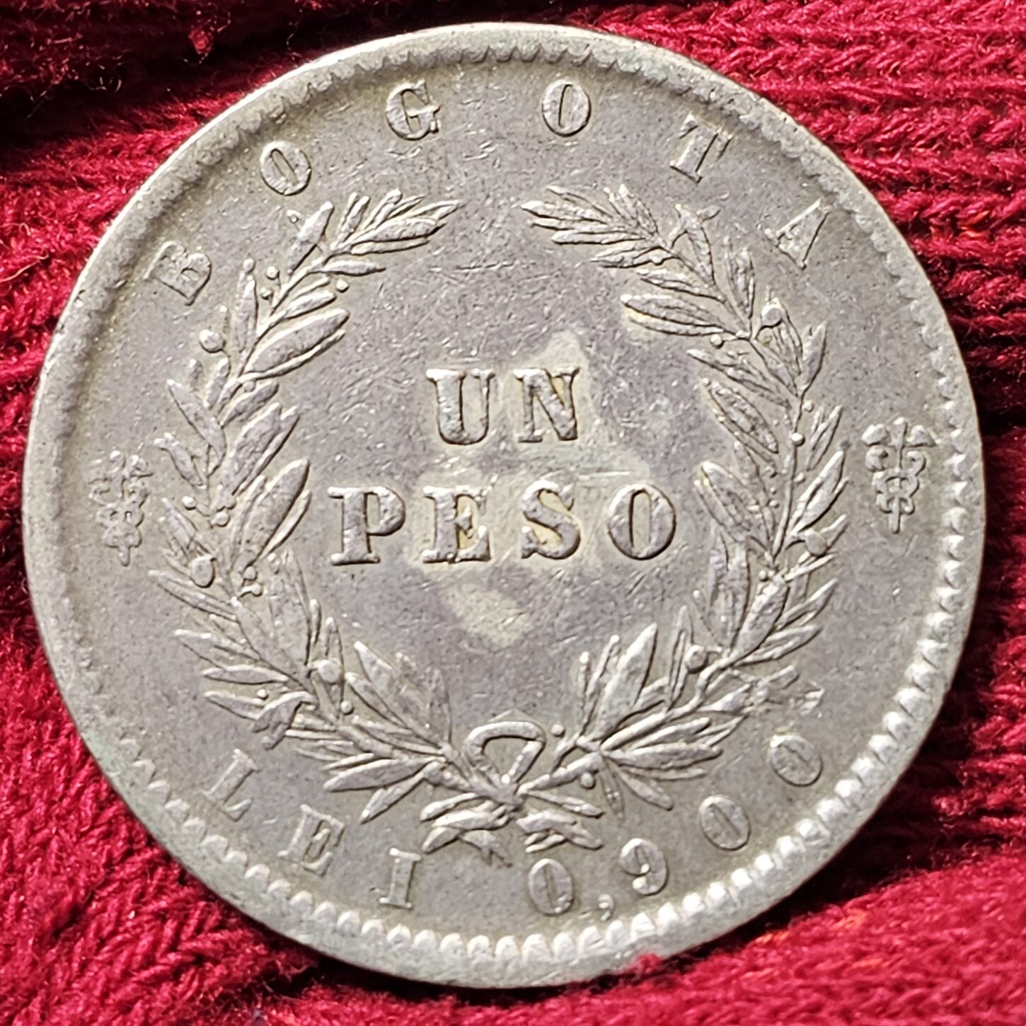 Kolunbien Colombia Granada Konföderation 1 Peso 1860 Granadine ...