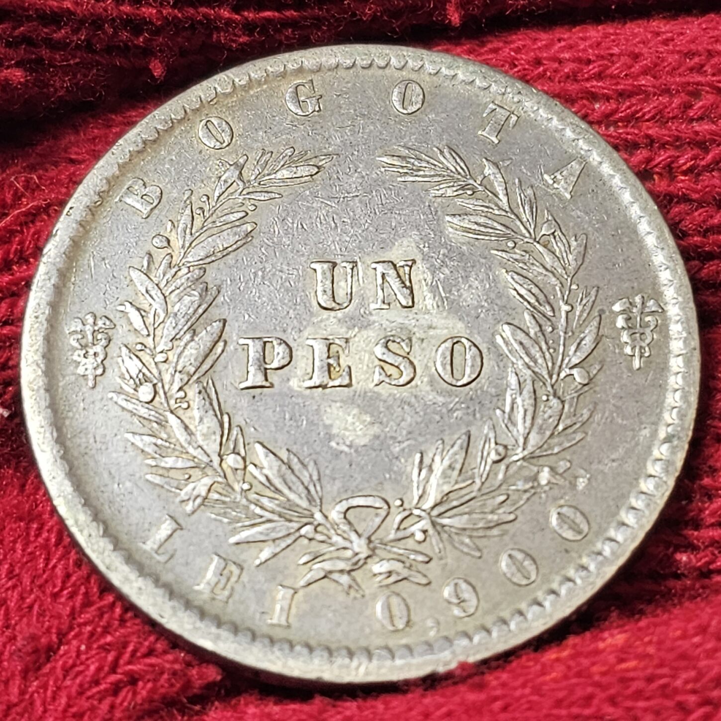 Kolunbien Colombia Granada Konföderation 1 Peso 1860 Granadine ...