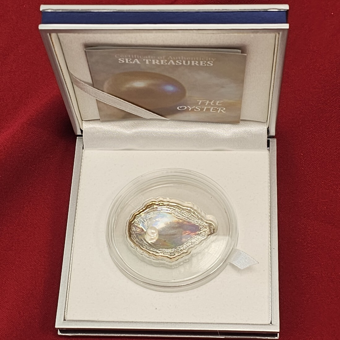 Palau 5 Dollars 2011 Sea Tresures The Oyster Muschelform mit Perle Very ...