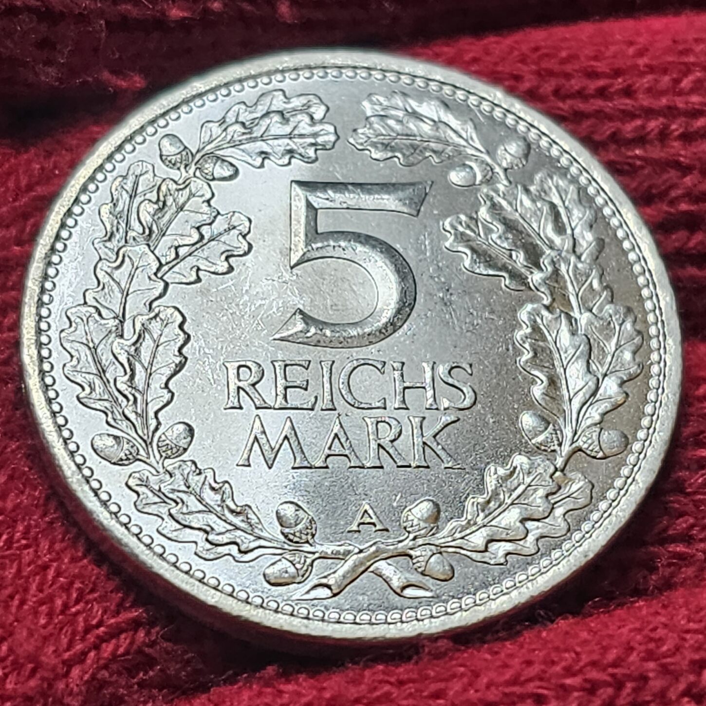 Deutschland Weimarer Republik Germany 5 Mark 1925 A Rhineland Thousend ...