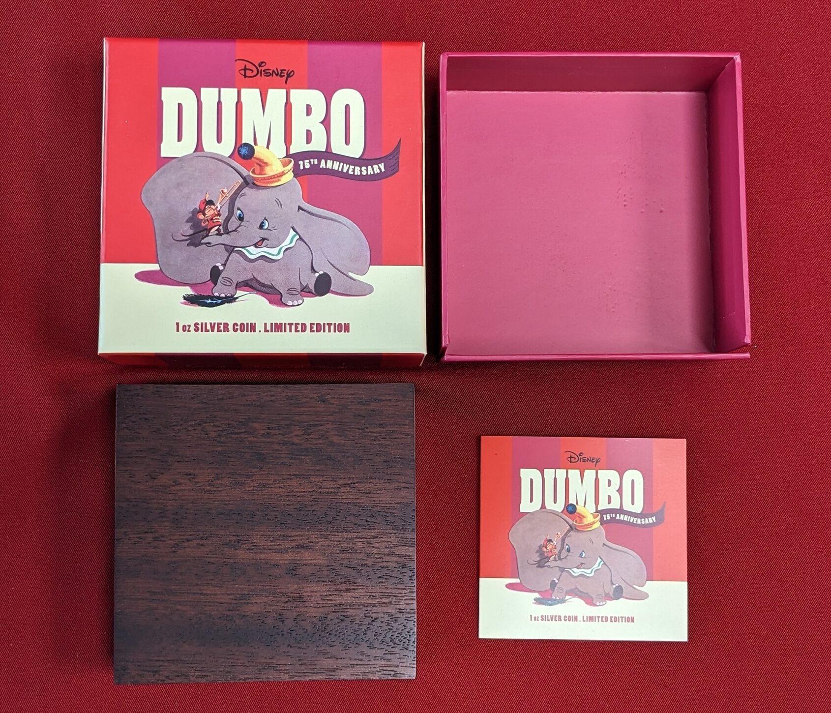 Niue Islands 2 Dollar Silbermünze 2016 Dumbo (1941) - 1 oz Silver Coin ...