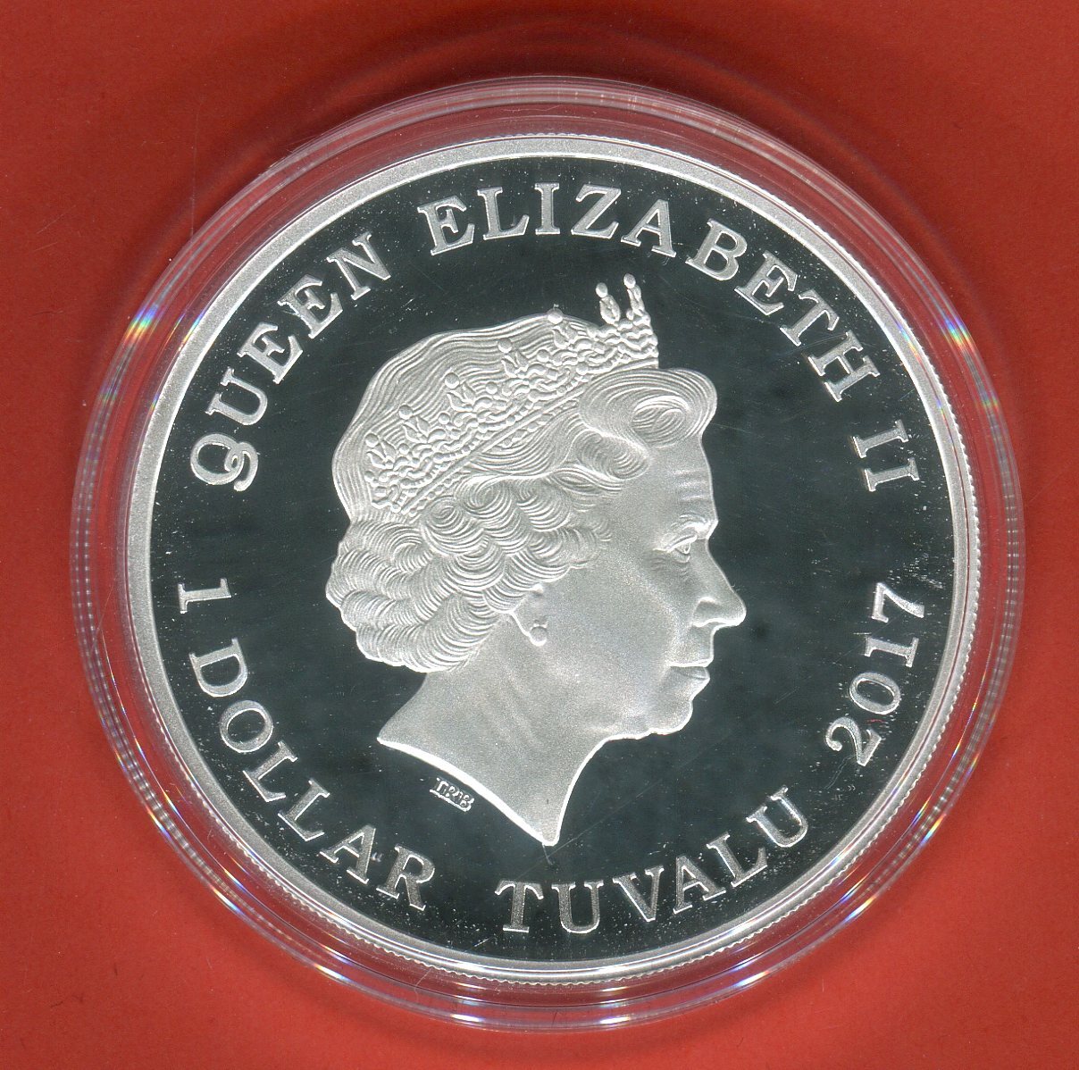 Tuvalu 1 Dollar Silbermünze - 1 oz Silver Proof Coin 2017 Danger Series ...
